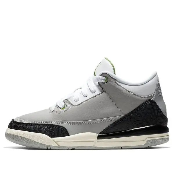 JORDAN Retro 3 'chlorophyll' Sneakers - Grey