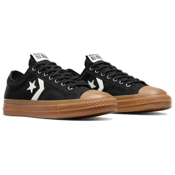 CONVERSE Star Player 76 Low Top Sneakers - Black/brown