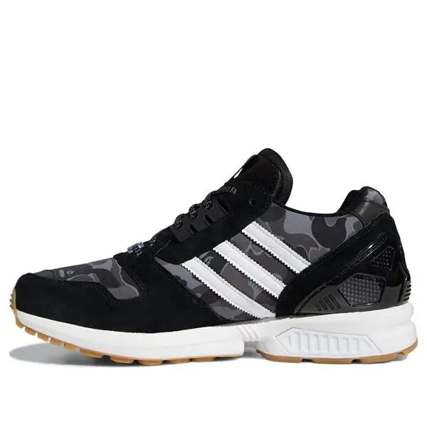 Adidas X A Bathing Ape X Undefeated Zx 8000 'a-zx Series Camo - Black