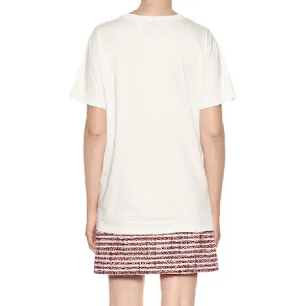 Gucci Short Sleeve "guccy" T-shirt - Creamy