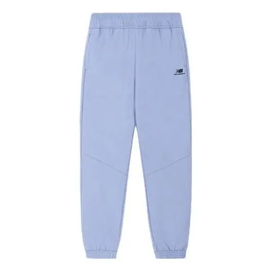 NEW BALANCE Logo Cotton Joggers - Blue