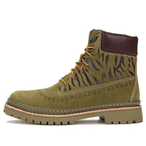 Timberland X Clot Future73 Timberloop 6-inch Boot - Olive Green/orange/yellow