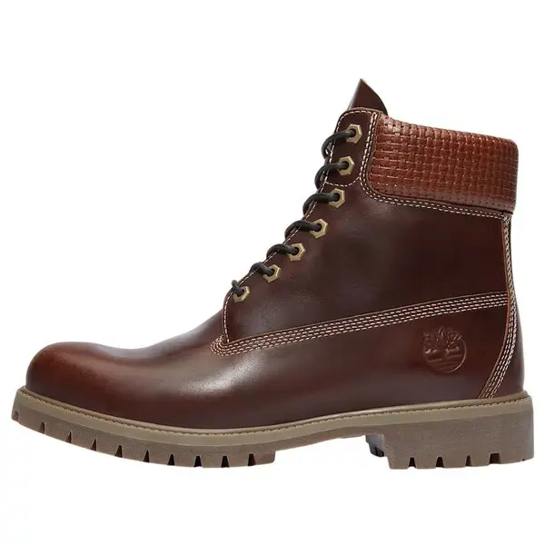 Timberland 6 Inch Premium Waterproof Lace-up Boots - Dark Brown/black