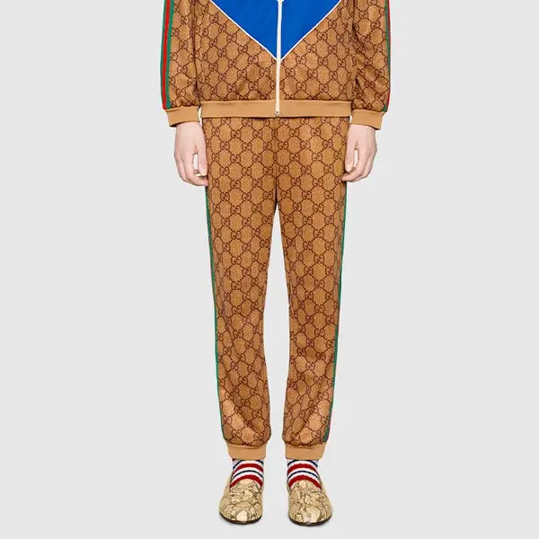 Gucci Gg Technical Jersey Jogging Pant