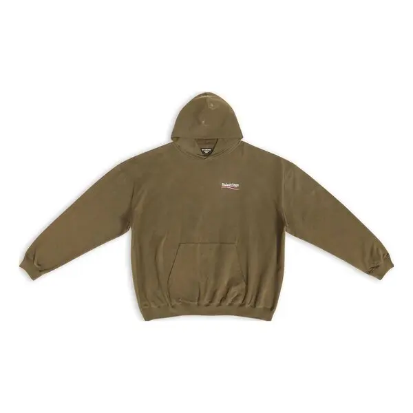 Balenciaga Political Campaign Hoodie - Khaki