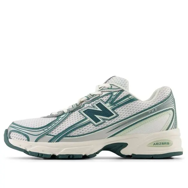 NEW BALANCE 740v2 Sneakers - White/marsh Green/sea Salt