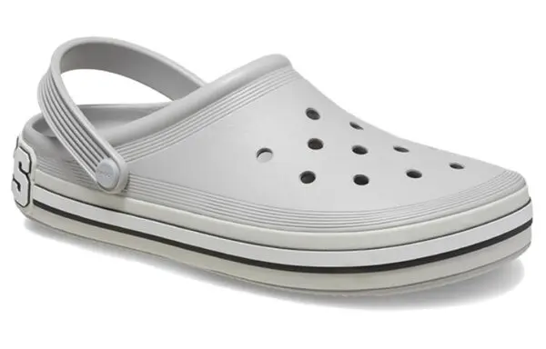 CROCS Off Court Clogs - Grey/white/black