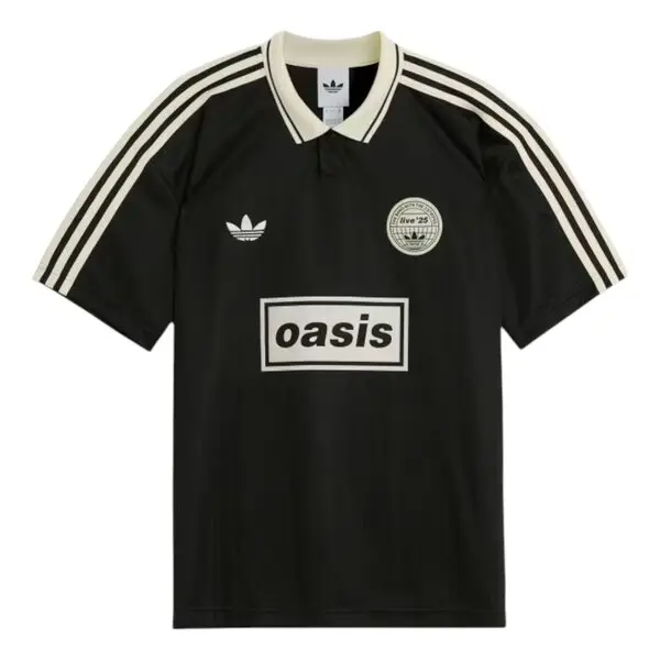Adidas X Oasis Tour Jacquard Jersey - Black