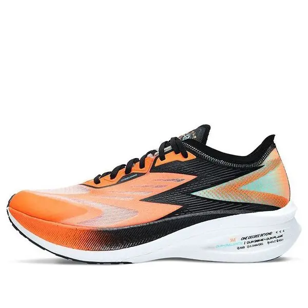 361 DEGREES X Qu!k Foam Flying Flame Pb Running Shoes - Orange/black/white
