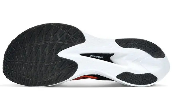 361 DEGREES X Qu!k Foam Flying Flame Pb Running Shoes - Orange/black/white