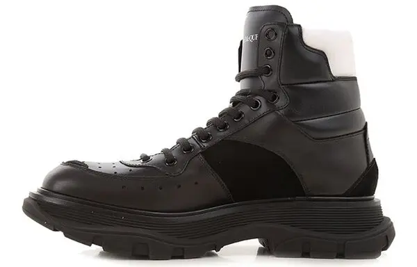 Alexander McQueen Leather Ankle Boots
