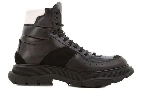 Alexander McQueen Leather Ankle Boots