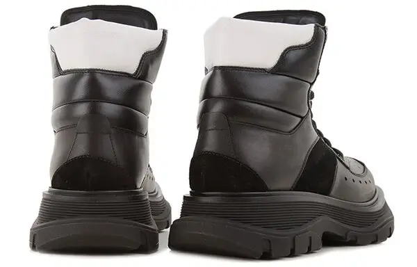 Alexander McQueen Leather Ankle Boots