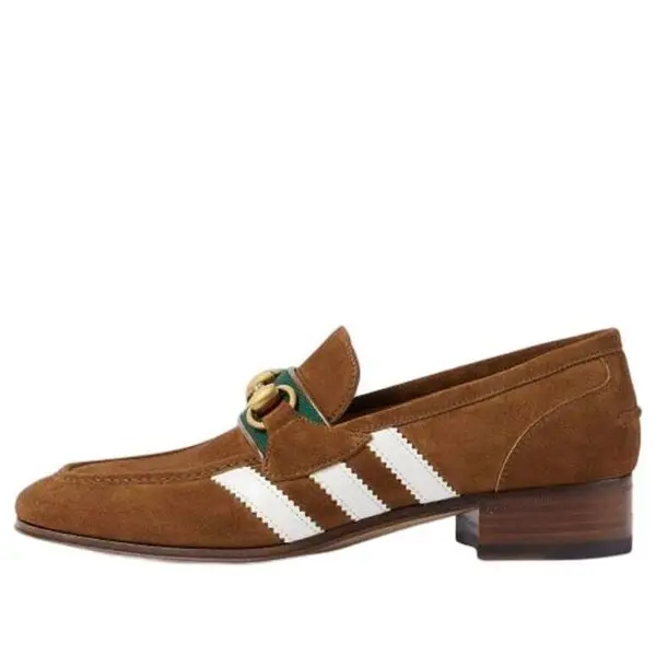 Gucci X Adidas Suede Loafer - Light Brown Suede