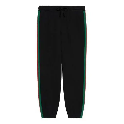 Gucci X The North Face Cotton Sports Pants - Black