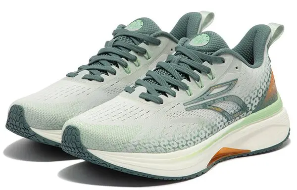 361 DEGREES Titan Lite Athletic Sneakers - White/green