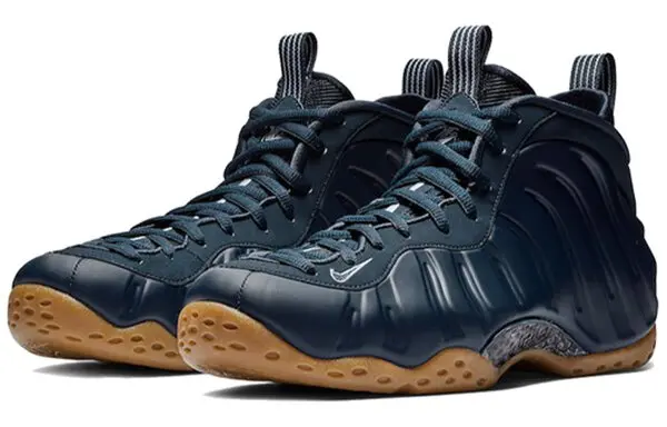Nike Foamposite One High Top Sneakers - Midnight Navy