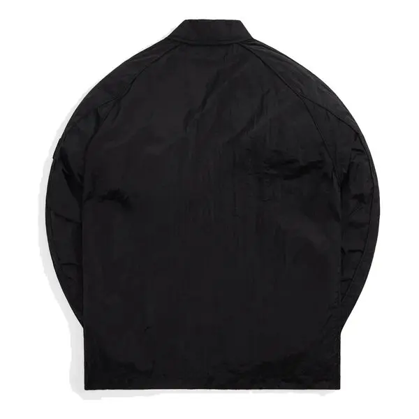 Stone Island Nylon Metal Garment Dyed Over Shirt - Black