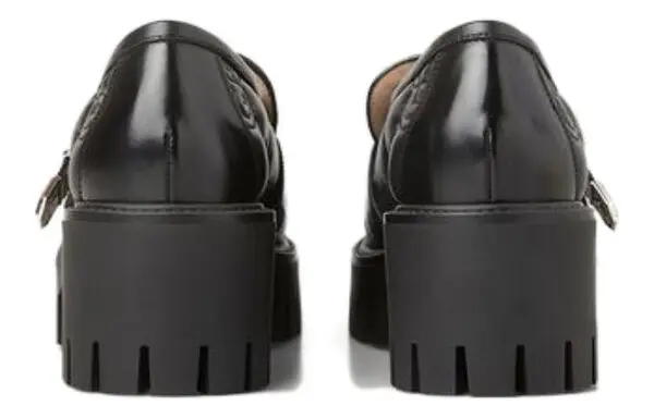 Gucci Gg Matelassé Slip-on Loafers With Block Heel