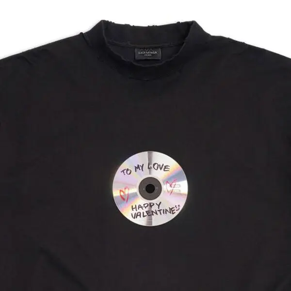 Balenciaga To My Love T-shirt - Black