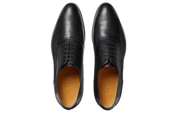 Gucci Leather Lace-up Shoes