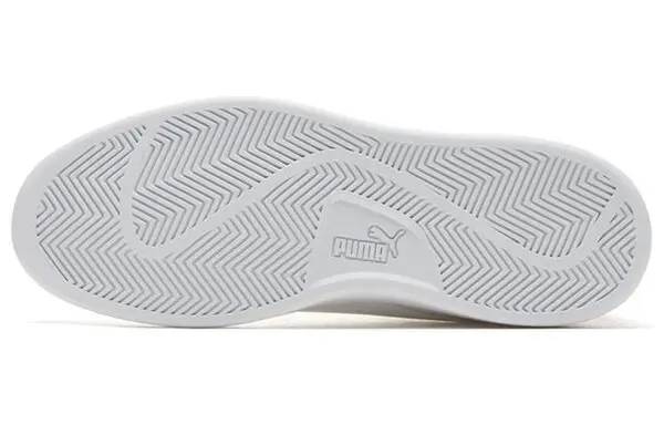 PUMA Smash V2 Low Top Sneakers - White/high Risk Red/gold