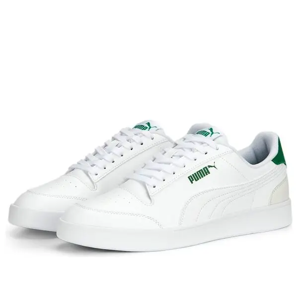 PUMA Shuffle Trainers - White/green