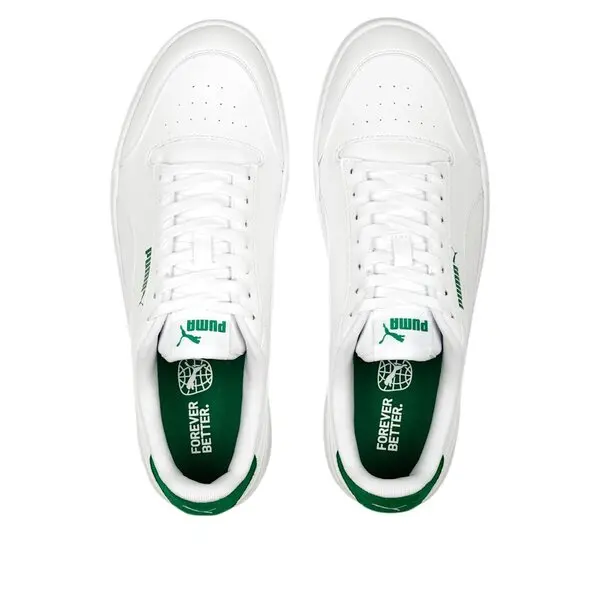 PUMA Shuffle Trainers - White/green