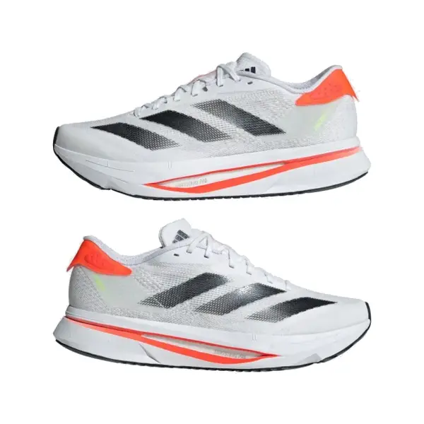 Adidas Adizero Sl2 Athletic Sneakers - Core White/orange/black