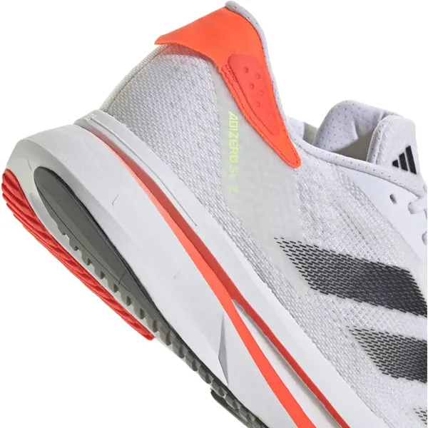 Adidas Adizero Sl2 Athletic Sneakers - Core White/orange/black