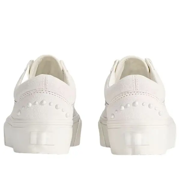 VANS Old Skool Platform Sneakers - Marshmallow White