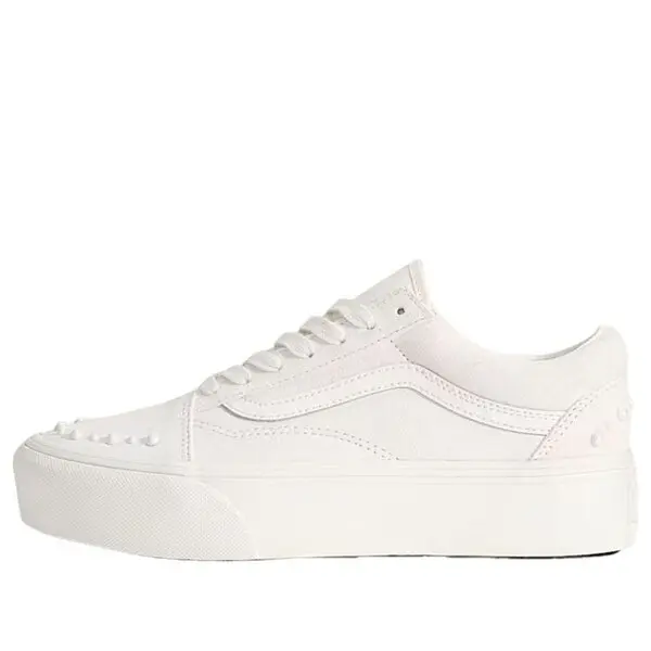 VANS Old Skool Platform Sneakers - Marshmallow White