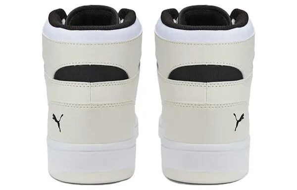 PUMA Rebound Layup Mid Top Sneakers - White/black
