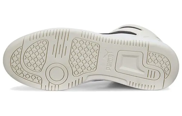 PUMA Rebound Layup Mid Top Sneakers - White/black