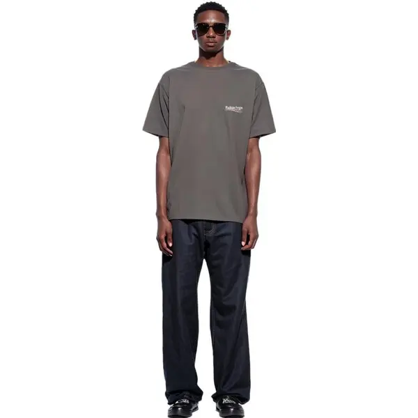 Balenciaga Political Campaign T-shirt Large Fit - Grey