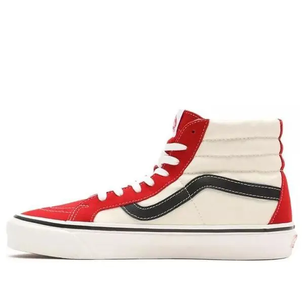 VANS Sk8-hi 38 Dx Anaheim Factory High Top Sneakers - White/red