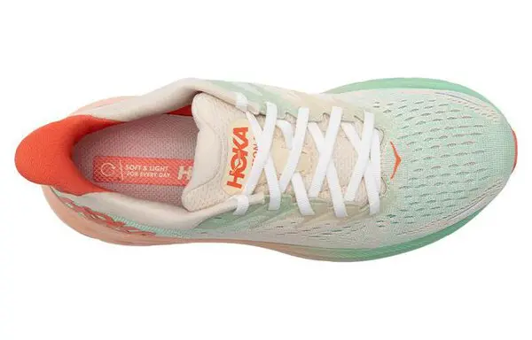 Hoka One One Clifton 8 Running Shoes - Pink/green