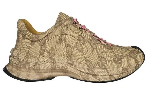 Gucci Run Monogram Sneakers - Beige