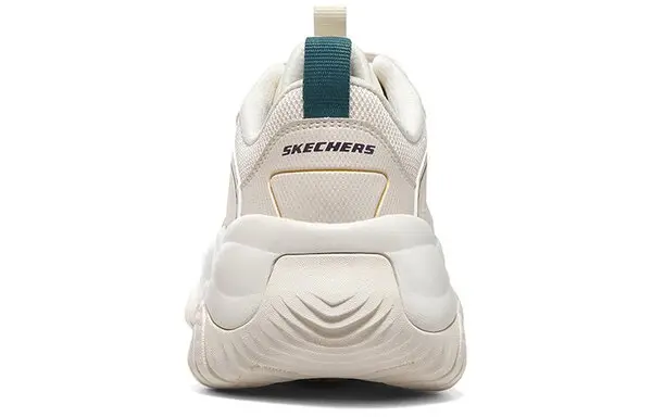 Sketchers D'lites Old School Running Shoes - Beige/white