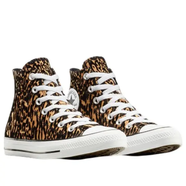 CONVERSE Chuck Taylor All Star High 'leopard Print' Sneakers - Incensed/black/white