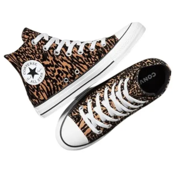 CONVERSE Chuck Taylor All Star High 'leopard Print' Sneakers - Incensed/black/white