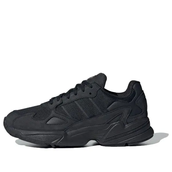 Adidas Falcon Lace-up Athletic Sneakers - Black