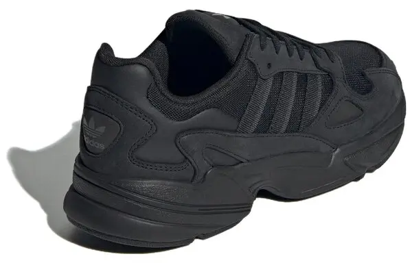 Adidas Falcon Lace-up Athletic Sneakers - Black