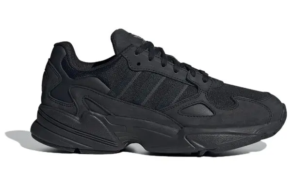 Adidas Falcon Lace-up Athletic Sneakers - Black