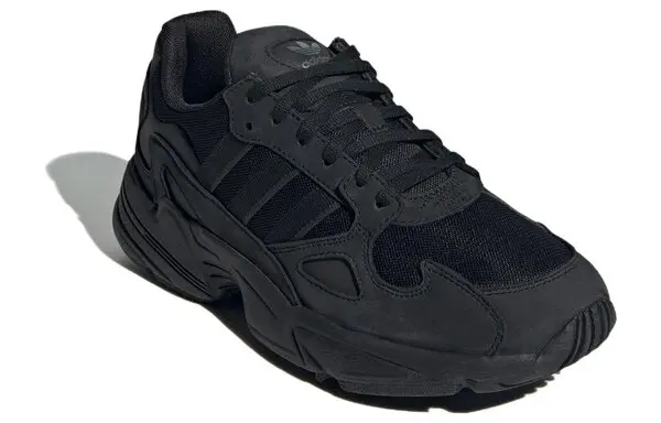 Adidas Falcon Lace-up Athletic Sneakers - Black