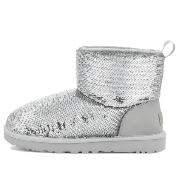 UGG Classic Mini Boot 'mirror Ball - Silver