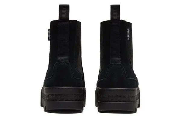 PUMA Mayze Chelsea Suede Boots - Black