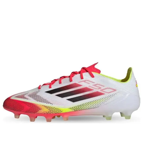 Adidas F50 Elite Ag Football Boots - Cloud White/core Black/solar Yellow