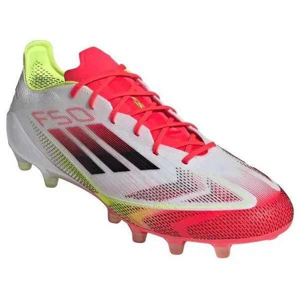 Adidas F50 Elite Ag Football Boots - Cloud White/core Black/solar Yellow