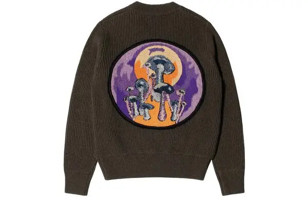 StÜssy X Dries Van Noten Patch Knit Sweater
